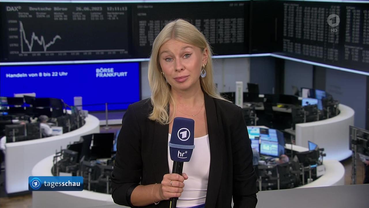 Anne-Catherine Beck, HR, mit Informationen zur Börse | tagesschau.de
