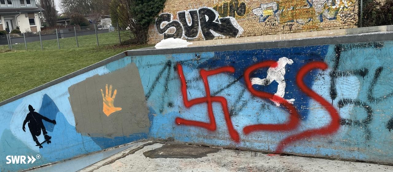 Rheinland-Pfalz: Hakenkreuze und SS-Runen in Westhofen gesprüht ...