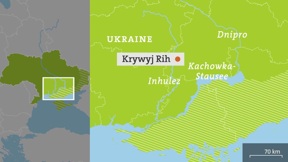 Wasserversorgung in Krywyj Rih: Teilweise auf dem Trockenen | tagesschau.de