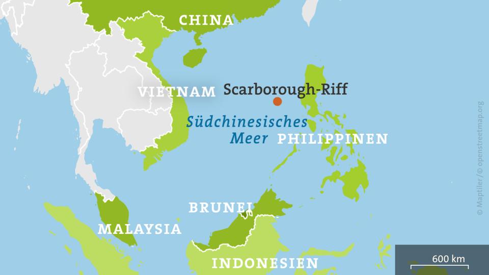 Philippinische Küstenwache entfernt chinesische See-"Barriere ...