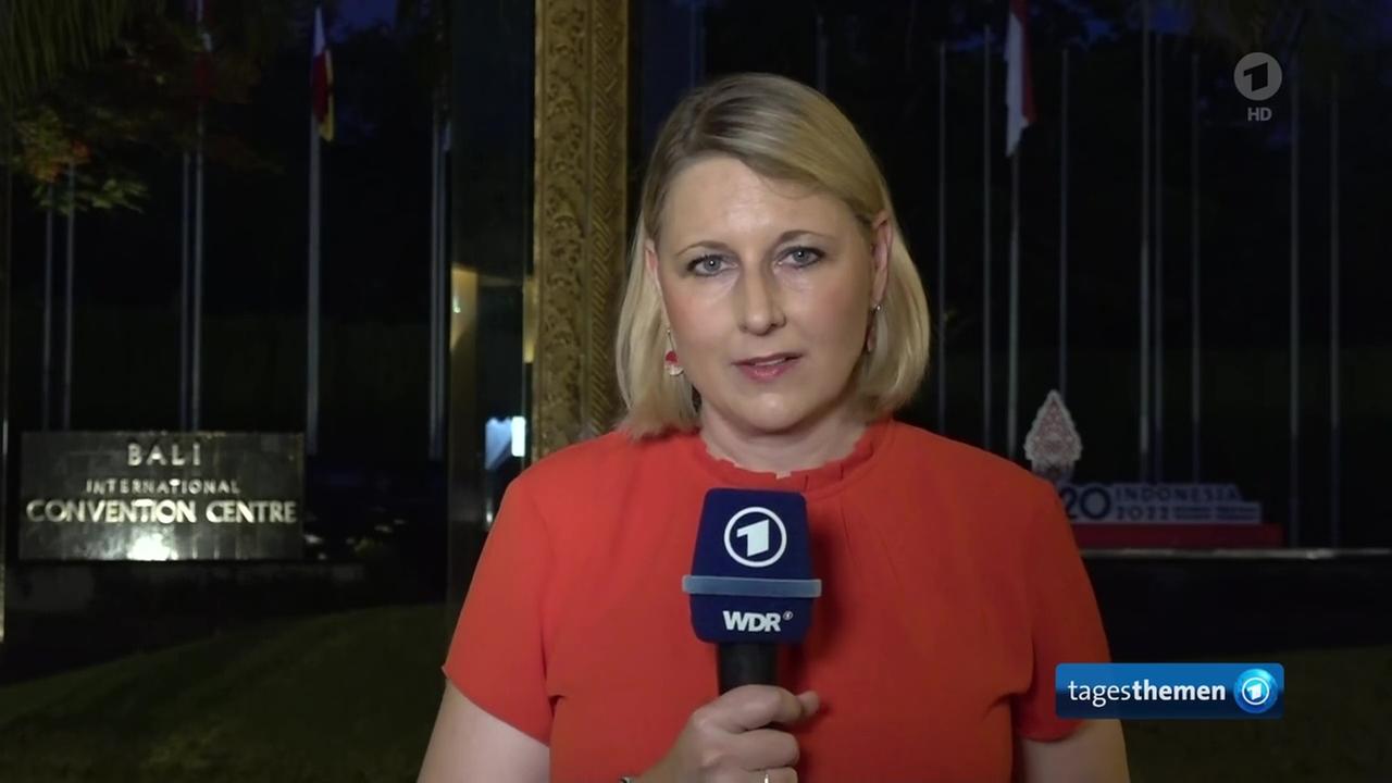 Gudrun Engel, ARD Washington, zzt. Nusa Dua/Indonesien, zum Treffen von ...