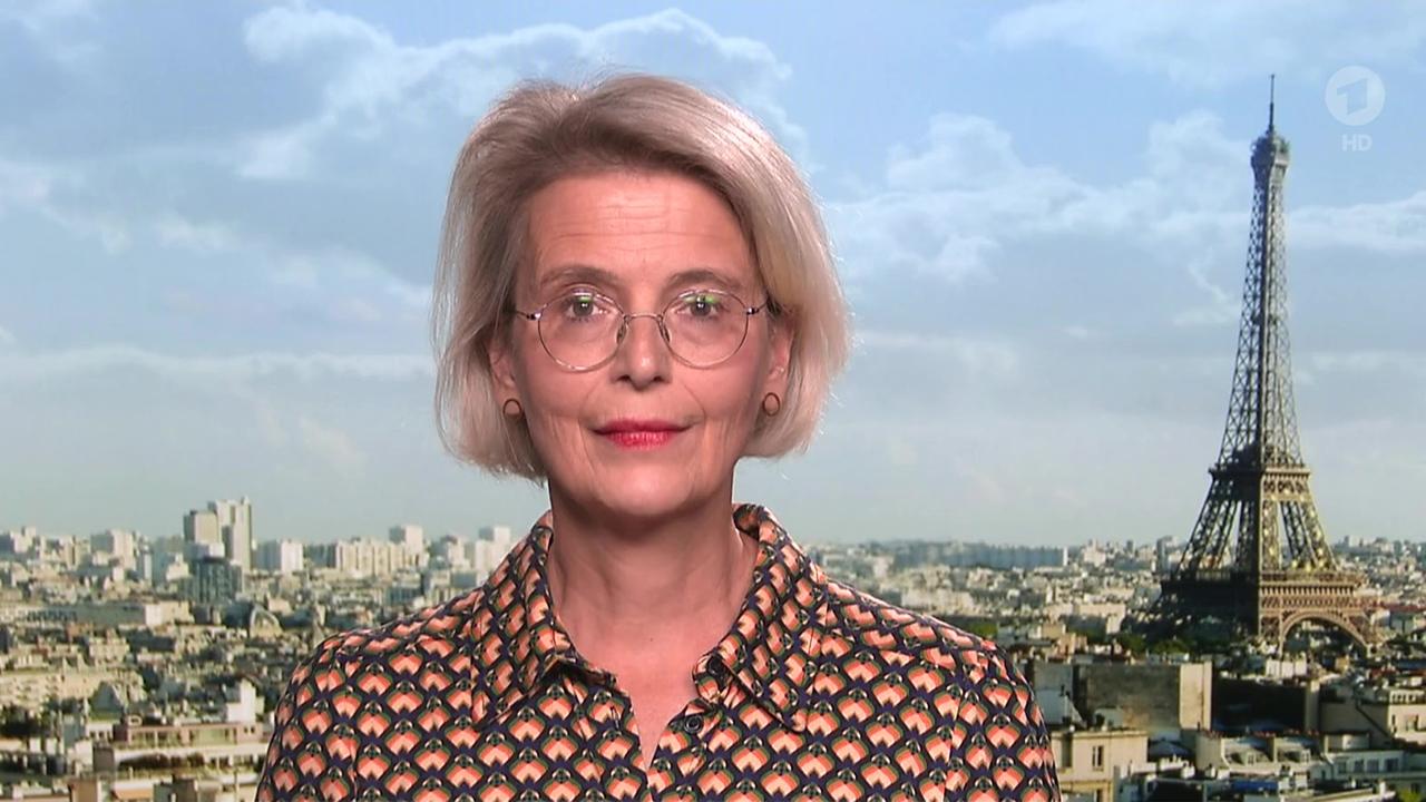Sabine Bohland, ARD Paris, mit Informationen über die internationale ...