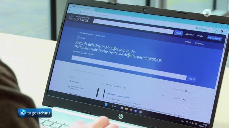 Mehr als eine Million Zugriffe auf NSDAP-Mitgliederkartei | tagesschau.de
