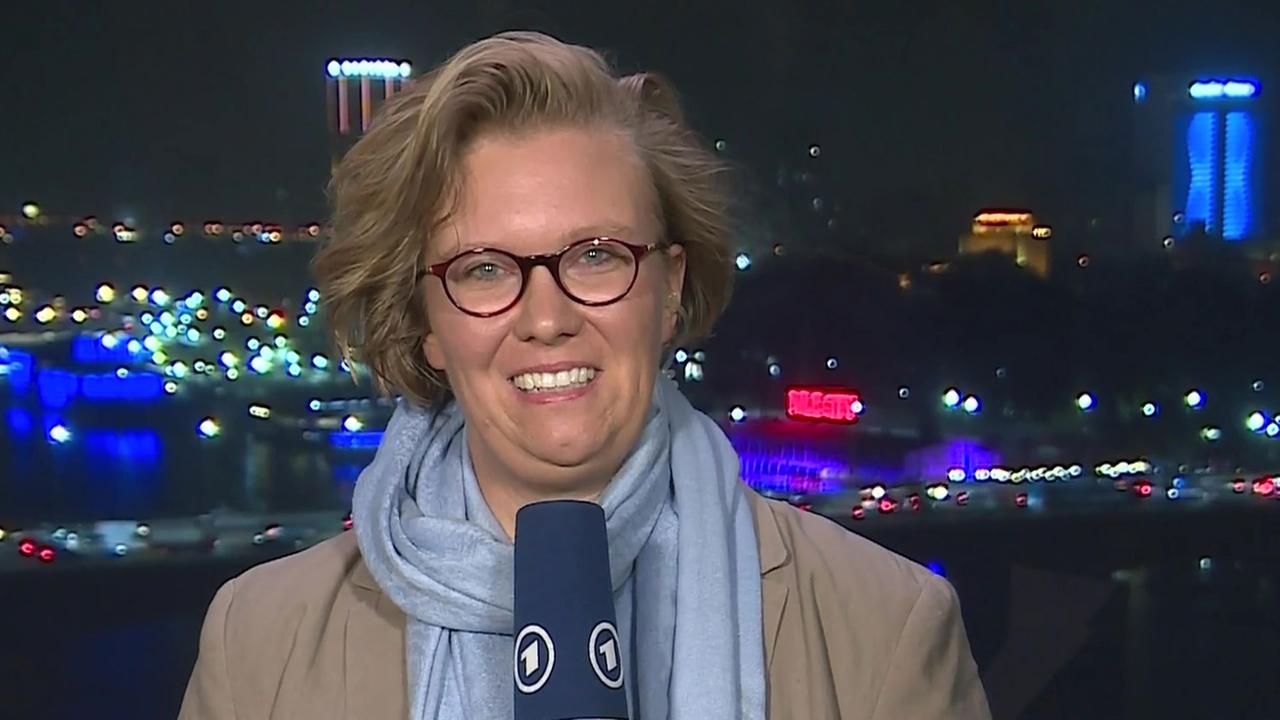"Zwei ungewöhnliche Gäste", Anna Osius, ARD Kairo, zum Gipfeltreffen ...