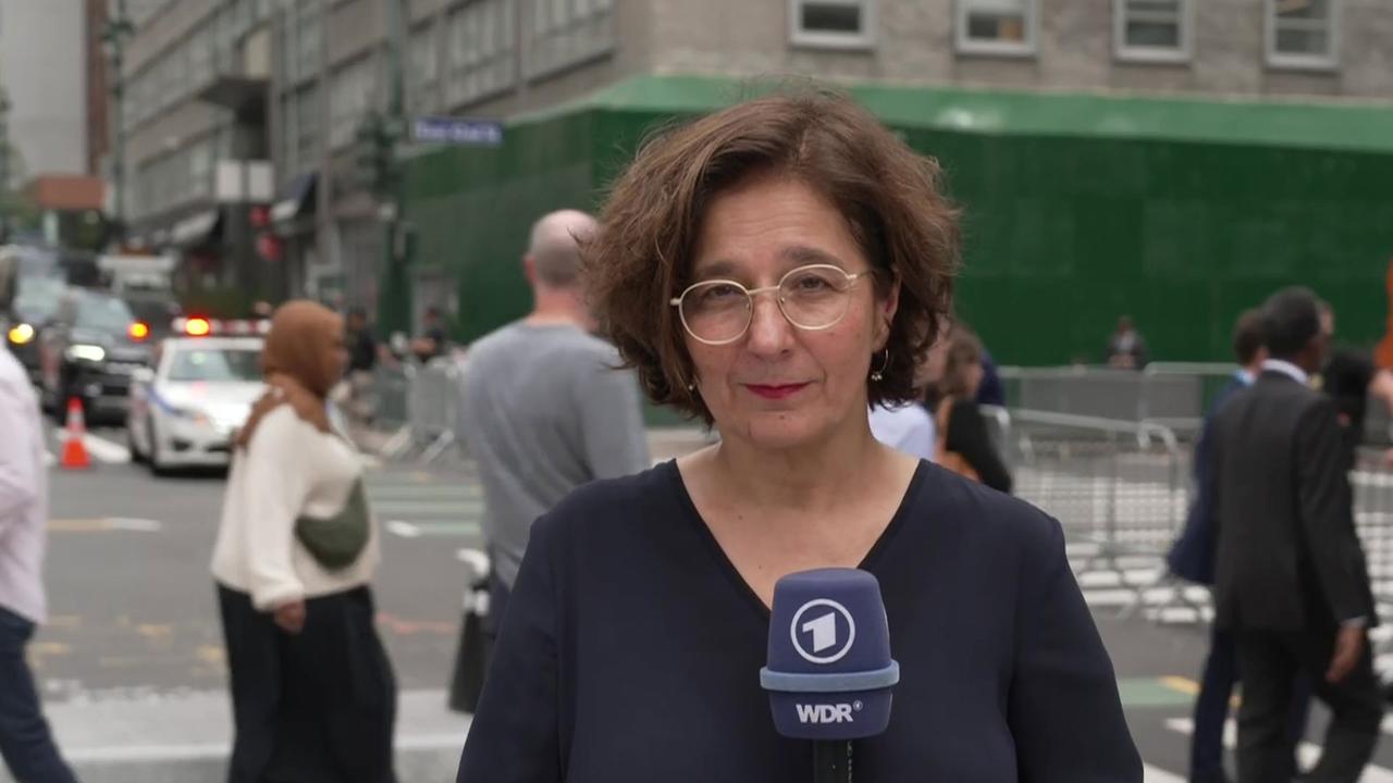 Isabel Schayani, ARD New York, zu der Rede vom ukrainischen Präsidenten ...