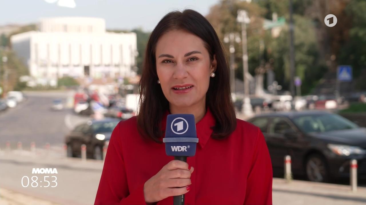 Mariia Kalus, ARD Kiew, zur aktuelle im Krieg gegen die Ukraine ...