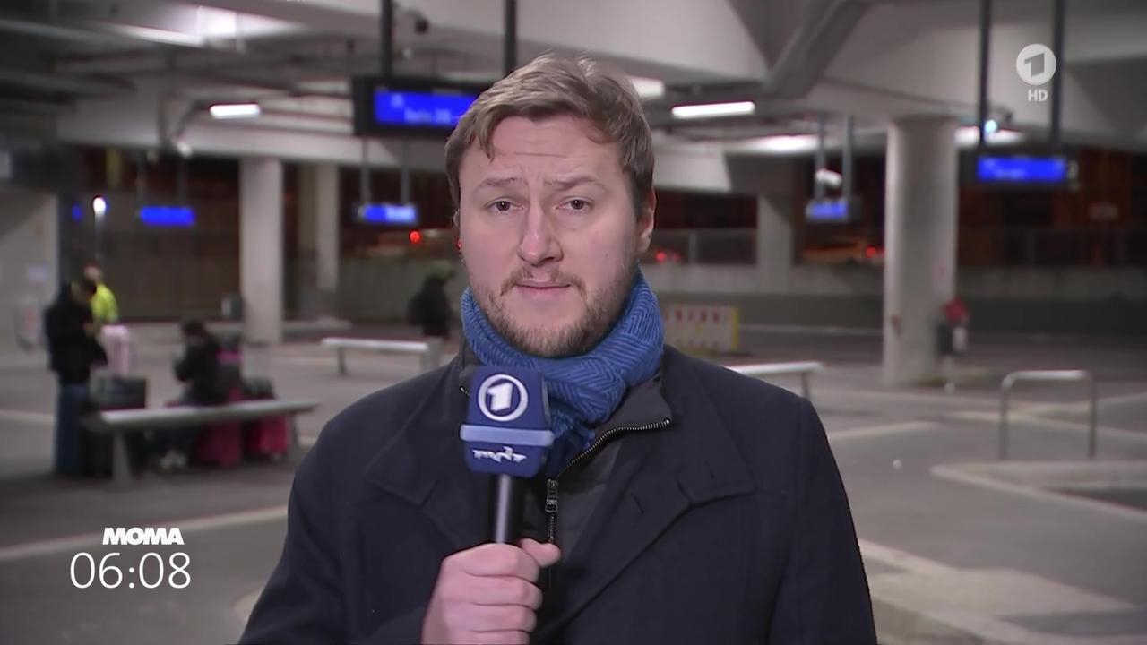 "Bis morgen soll wieder Normalbetrieb sein", Niels Bula, MDR, zu Lage ...