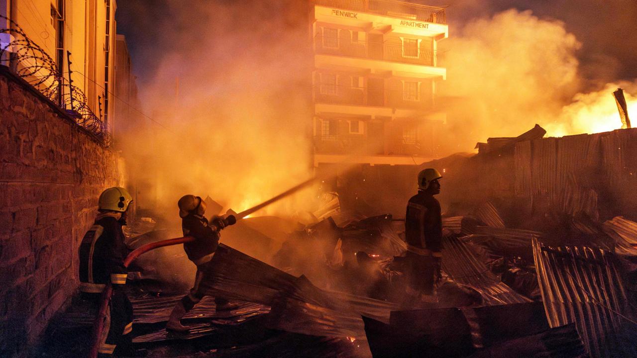 Gasexplosion in Nairobi: Mindestens 200 Verletzte nach Großbrand ...