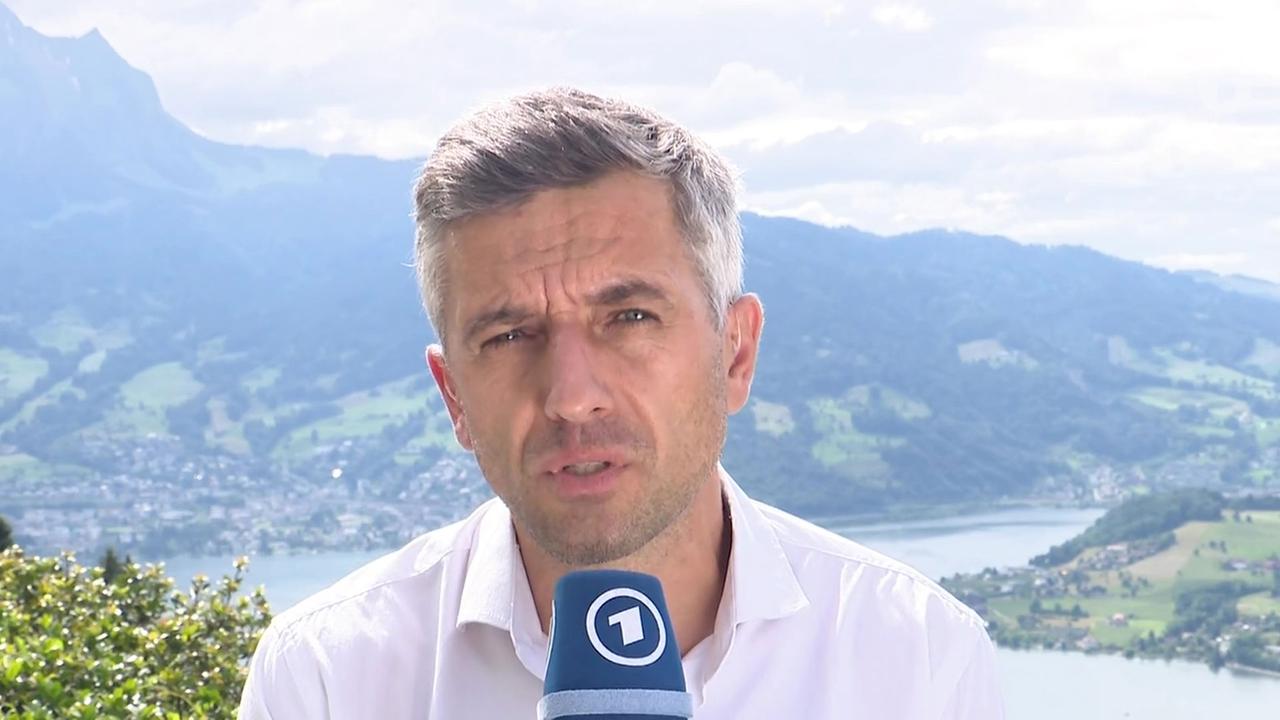 Matthias Ebert, ARD Genf, zzt. Luzern, zum Abschluss der Ukraine ...