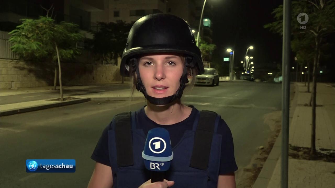 Sophie von der Tann, ARD Tel Aviv zzt. an der Grenze zum Gazastreifen, zur aktuellen Lage vor ...