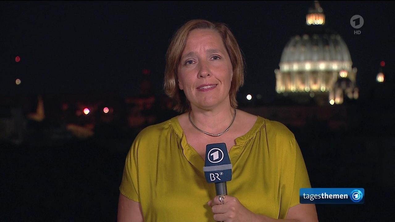 Ellen Trapp, ARD Rom, über den Bruch der Regierungskoalition von Lega ...