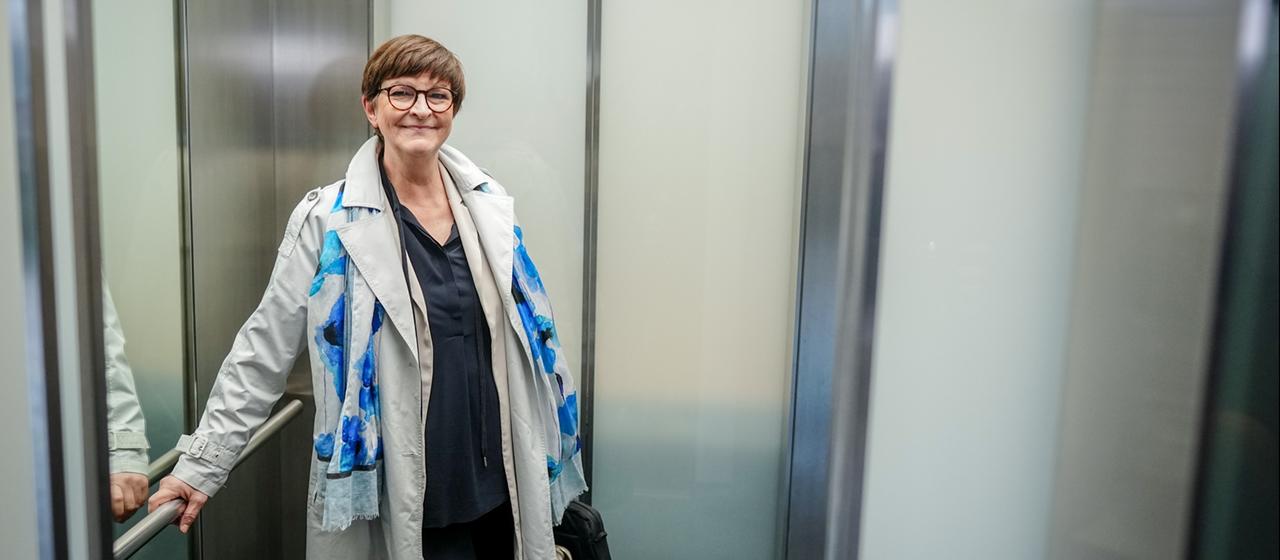 Esken tritt nicht zur Wiederwahl als SPD-Parteivorsitzende an ...