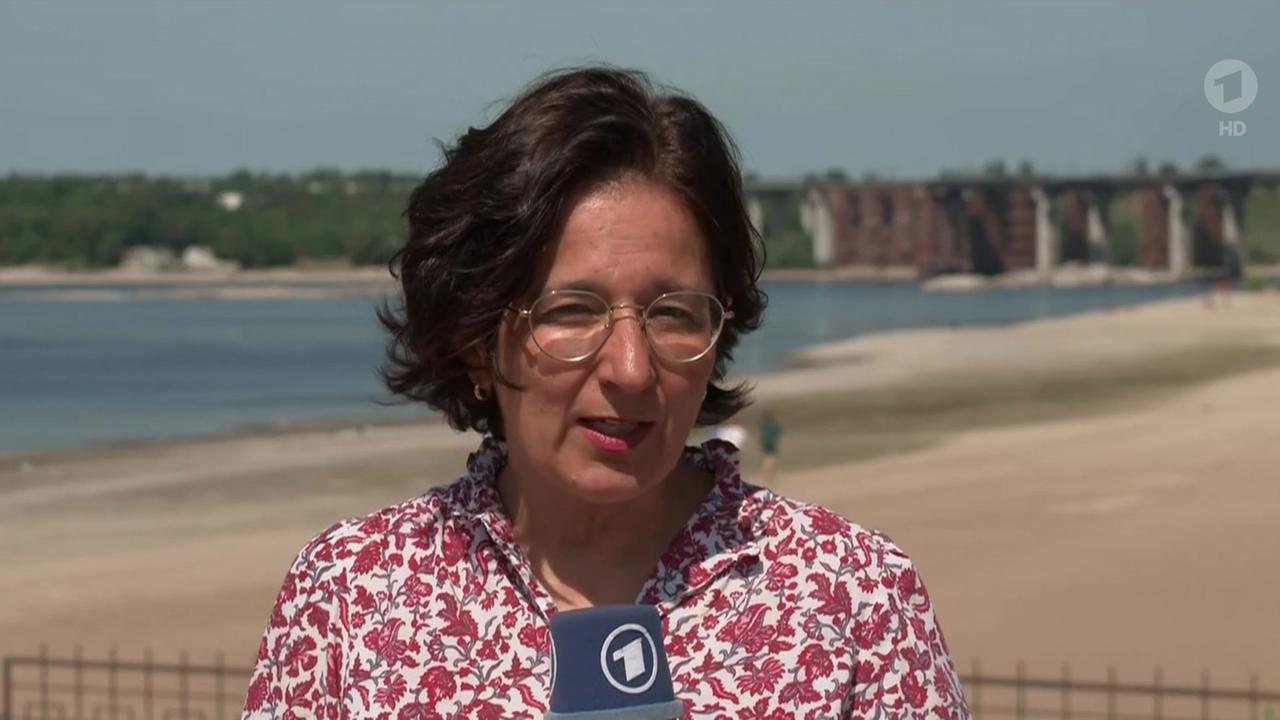 Isabel Schayani, ARD Kiew, zzt. Saporischschja: "In dieser Region ...
