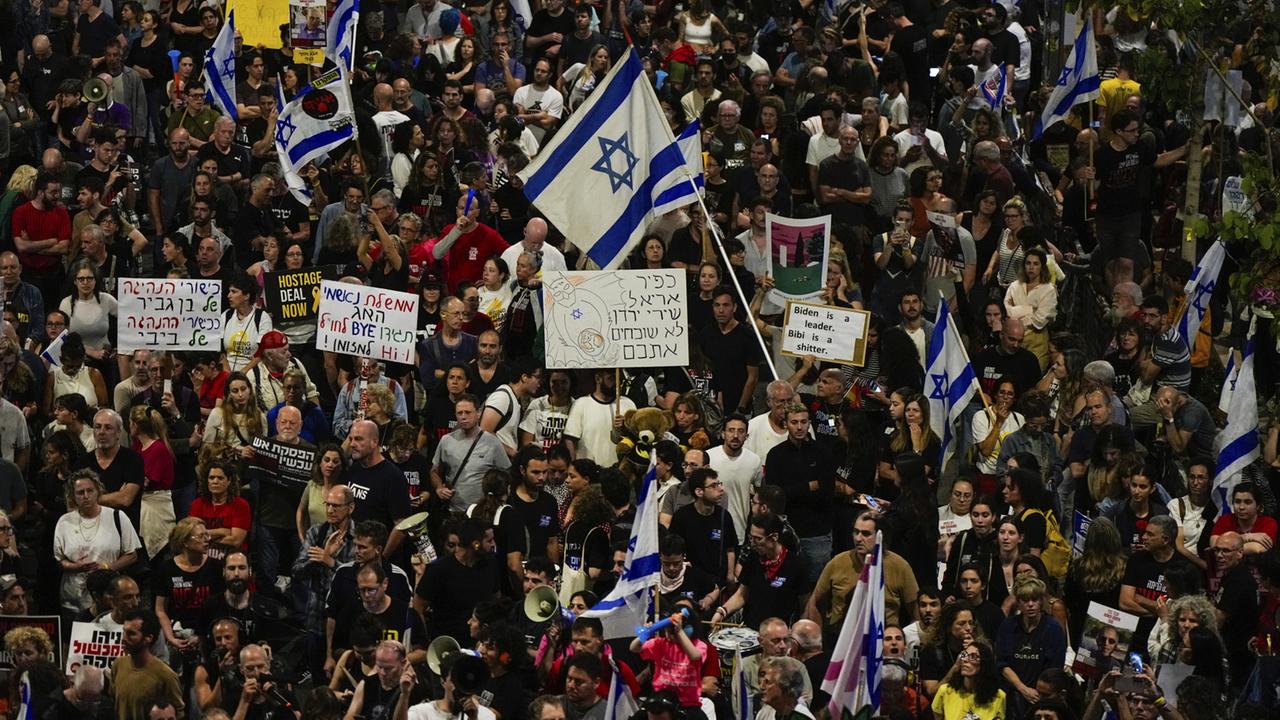 Nahost-Liveblog: ++ Erneut Großdemo gegen Netanyahu in Tel Aviv ++ | tagesschau.de