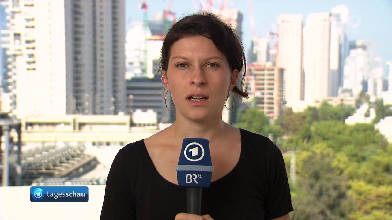 Hanna Resch, ARD Tel Aviv, zu den erschwerten Bedingungen der ...