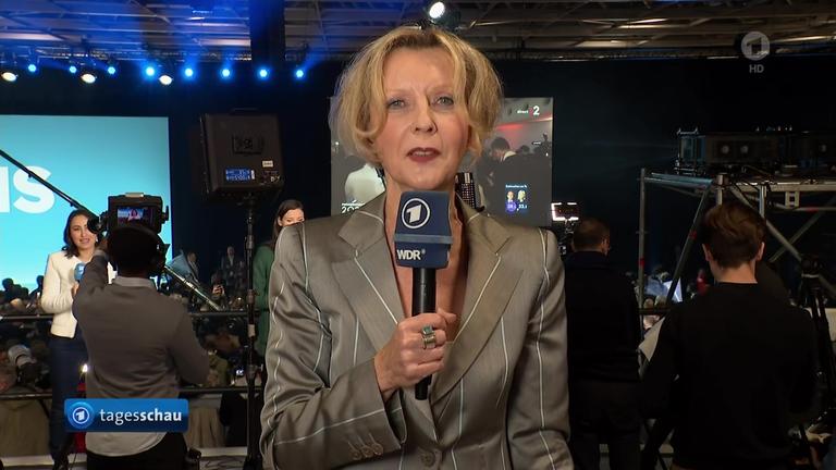 Sabine Rau, ARD Paris, über erste Hochrechnungen der Parlamentswahl ...