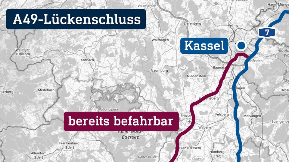 Hessen A49 Abschnitt Vor Freigabe Die Achterbahn Autobahn Wird Bald