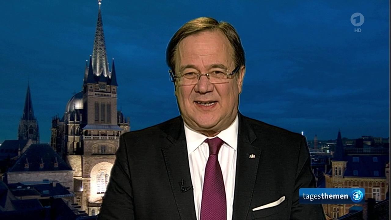 Armin Laschet, CDU Ministerpräsident Nordrhein-Westfalen, zum Streit ...