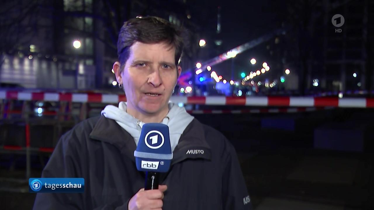 "Der Täter ist geflüchtet", Kerstin Breinig, RBB, zum Messerangriff am ...