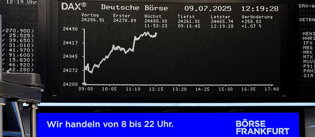 Europäische Börsen profitieren vom Zollstreit mit den USA | tagesschau.de