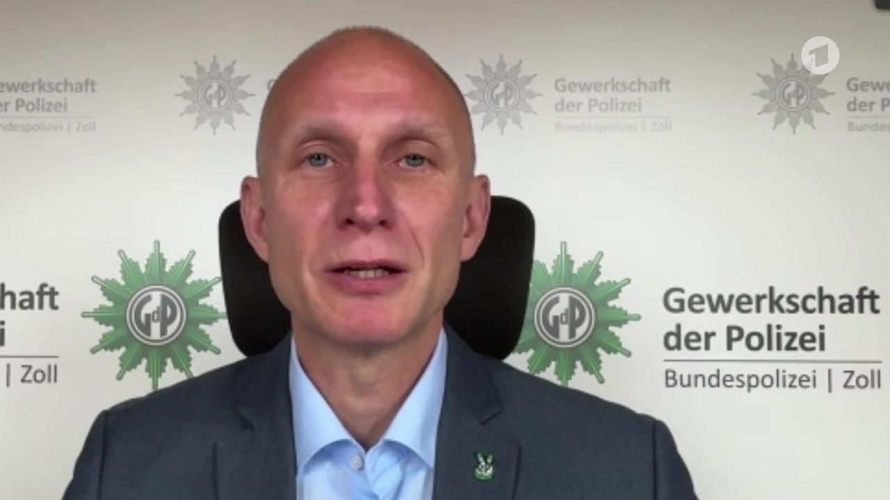 Andreas Roßkopf, Vorsitzender Gewerkschaft der Polizei Bezirk ...