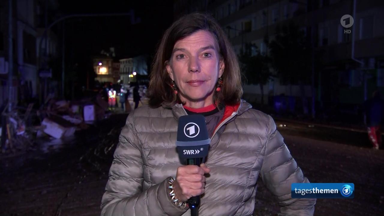 Kristina Böker, ARD Madrid, zzt. Utiel, zu den Überschwemmungen in ...