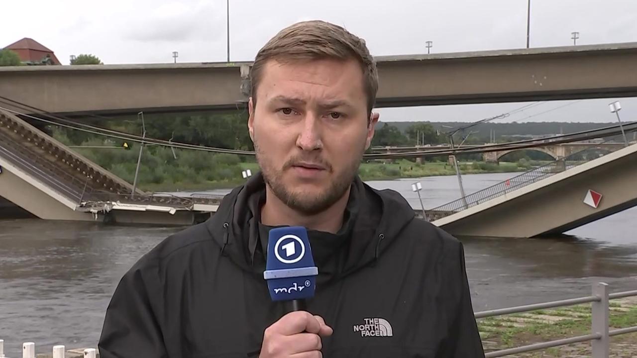 Niels Bula, MDR, zum Einsturz der Carolabrücke in Dresden | tagesschau.de