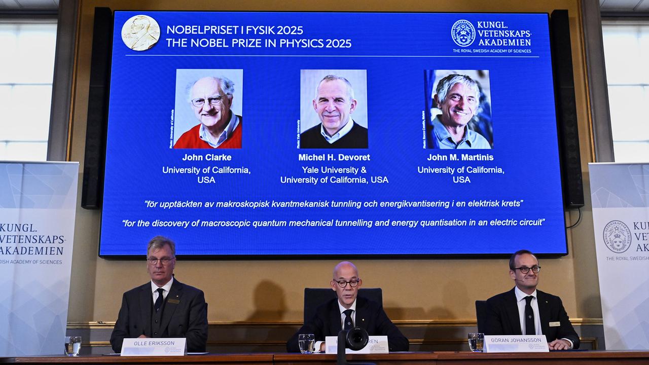 Physik-Nobelpreis geht an drei Quantenforscher | tagesschau.de