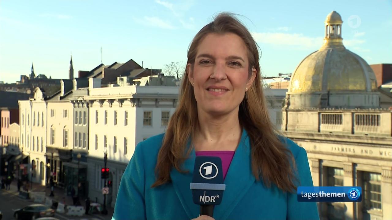Kerstin Klein, ARD Washington, über die US-Abstimmung gegen weitere Ukraine-Hilfen | tagesschau.de