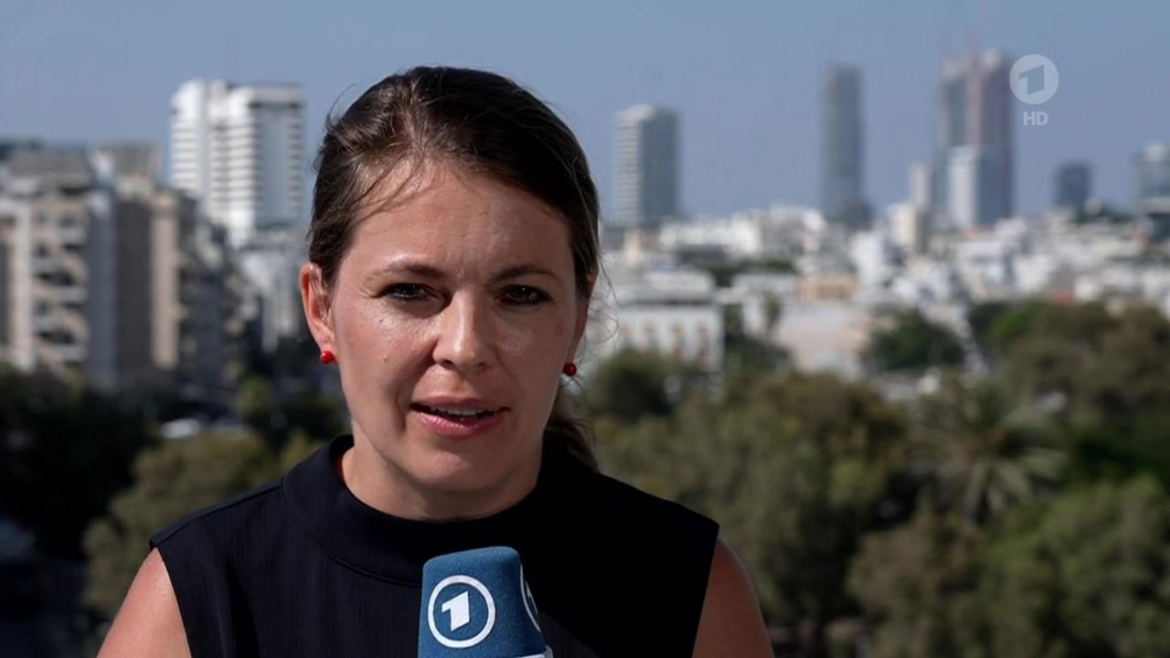 Bettina Meier, ARD Tel Aviv, zur Stimmung in Israel nach erneuten Angriffen aus dem Iran ...