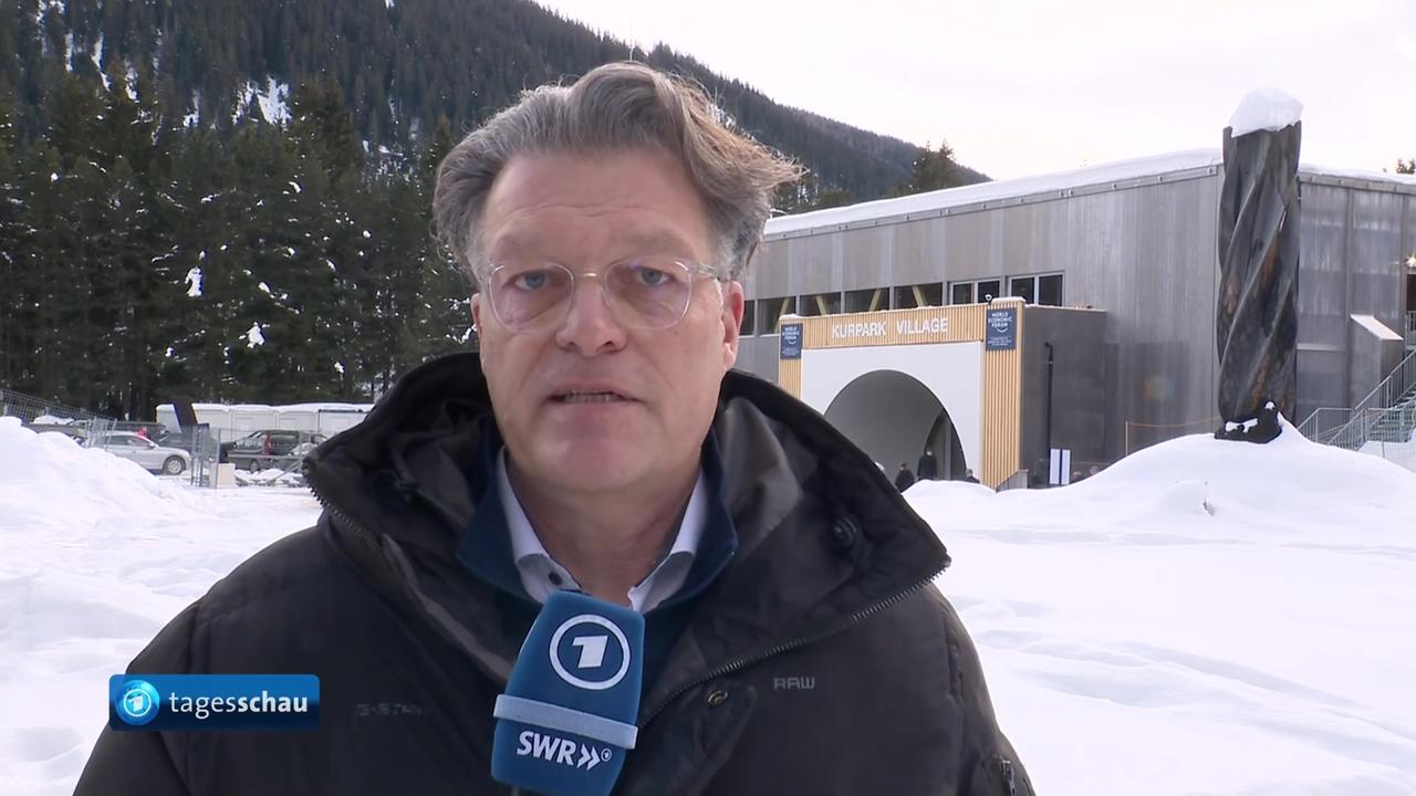 Alexander Stenzel, ARD Genf, zzt. Davos, zur Äußerung des iranischen ...
