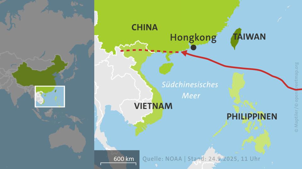 Super-Taifun in Asien: Tote auf den Philippinen und in Taiwan ...