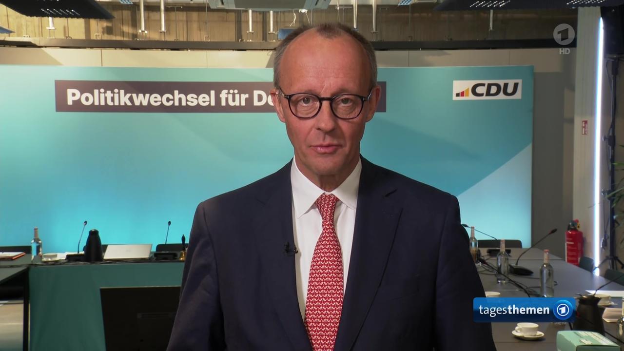 CDU-Chef Merz im Interview: "Wir brauchen eine große Kraftanstrengung ...
