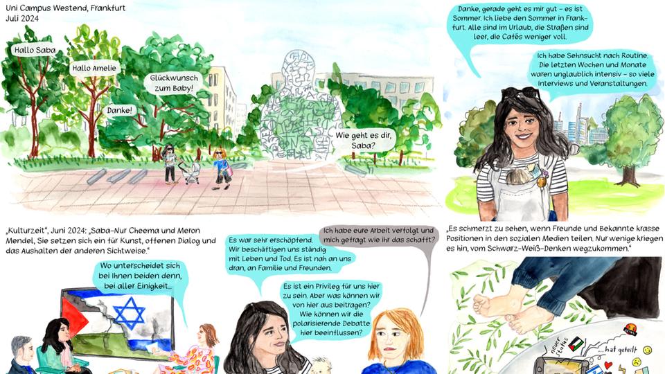 Hessen: Comic-Anthologie gegen Hass: Wenn schon die Frage "Wie geht es ...