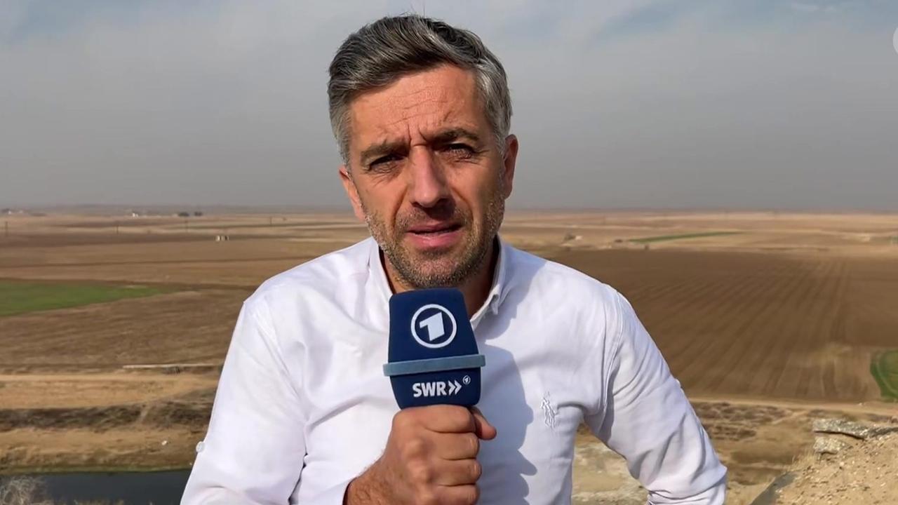 Matthias Ebert, SWR, zzt. Tell Tamer in Syrien, zur Lage im Grenzgebiet ...